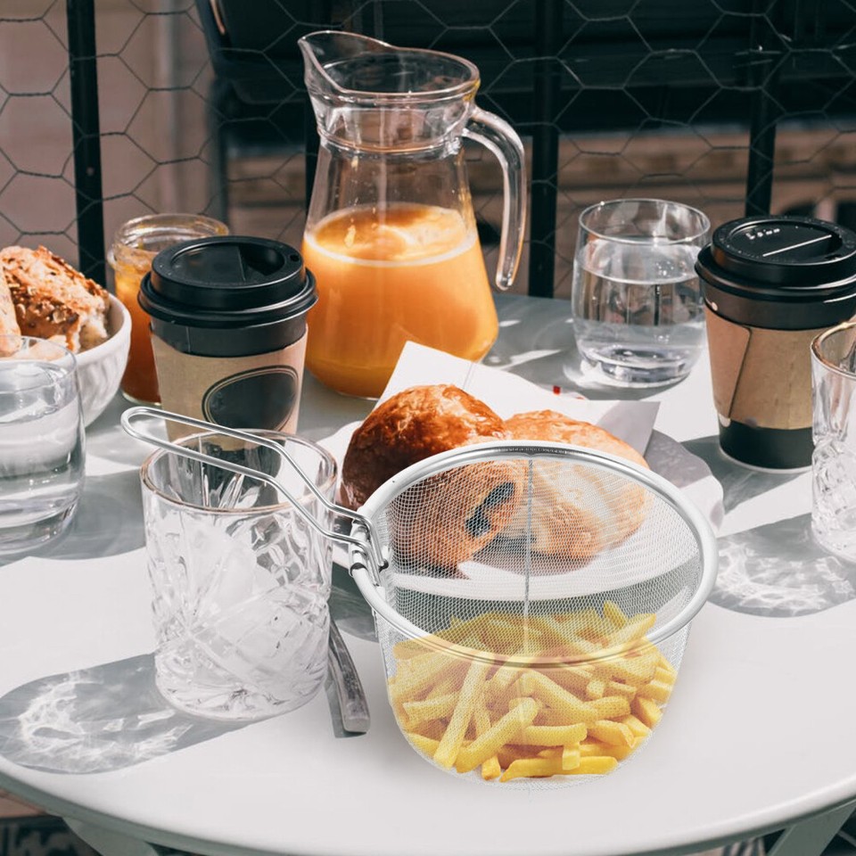 Frying Basket with Handle for Grand Pappy Deep Fryer Fish Baskets Fried ...