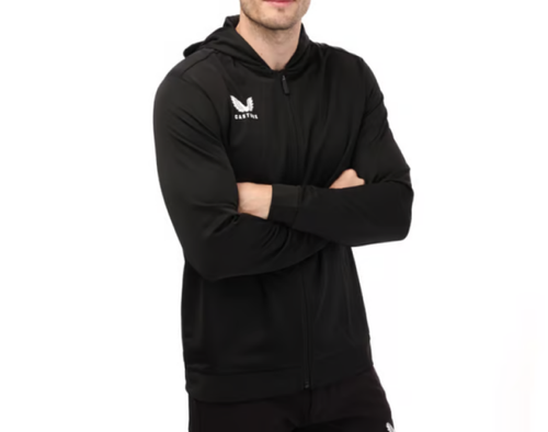 Castore Men's Training Hoodie Sportswear Zip Through Black Top - New ...