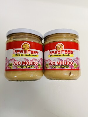 Ajo Pasta Inca Food 15.oz Garlic Perú Po- Pack X 2 | eBay
