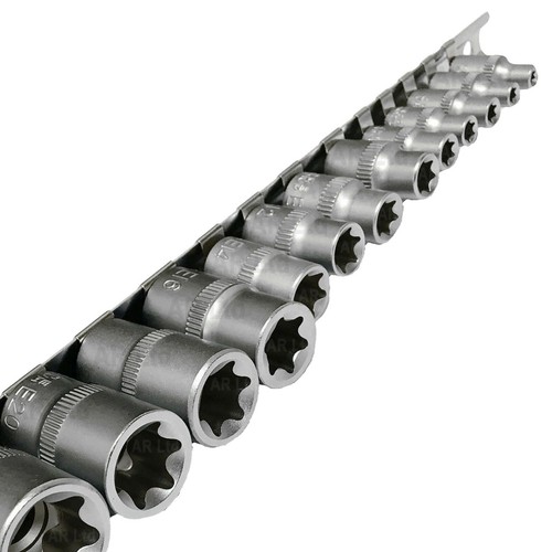 Female TORX Bit E Socket Set on rial. 14pc External Torx Sockets 1/4 3/ ...
