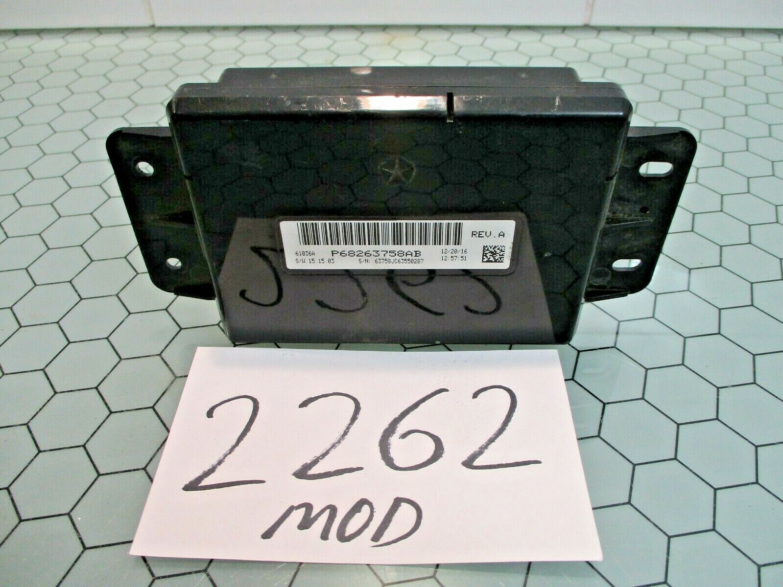 2016 2017 Dodge Journey Temperature Control Module Computer #2262-MOD ...