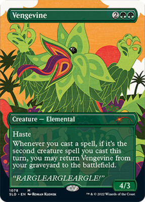 Vengevine (1078) Foil - Borderless x1 - Secret Lair Drop Series - NM | eBay