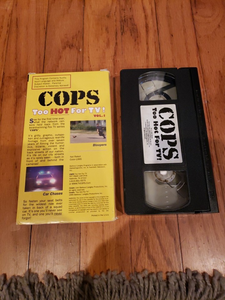 Cops Too Hot For TV VHS Volume 1 Uncensored | eBay