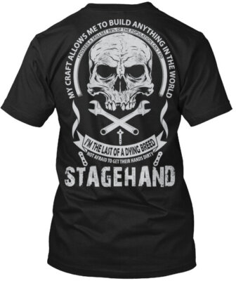 Stagehand Tee T-Shirt Made in the USA Size S to 5XL | eBay