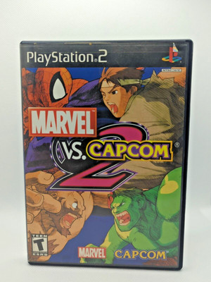 PlayStation 2 PS2 Marvel vs Capcom 2 (Capcom, 2002) *Case & Manual Only ...