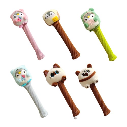 Badminton Racket Handle Cover Badminton Overgrip Small Plush Doll ...