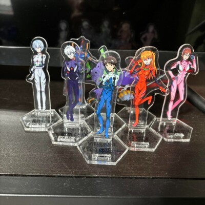 Evangelion EVA Pilot Acrylic Stand Shinji Kaworu Rei Asuka Mari ...