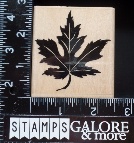 Embossing Arts Rubber Stamps 1097-E LARGE MAPLE LEAF #2271 | eBay