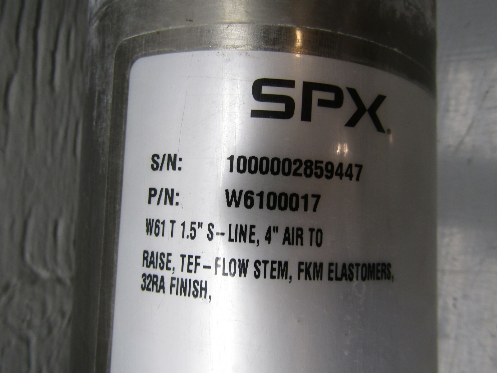 SPX W61 T 1.5" Valve W6100017 for sale online | eBay