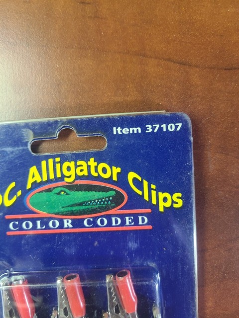 Harbor Freight Tools 6pc. Color Coded Alligator Clips Item # 37107 for ...
