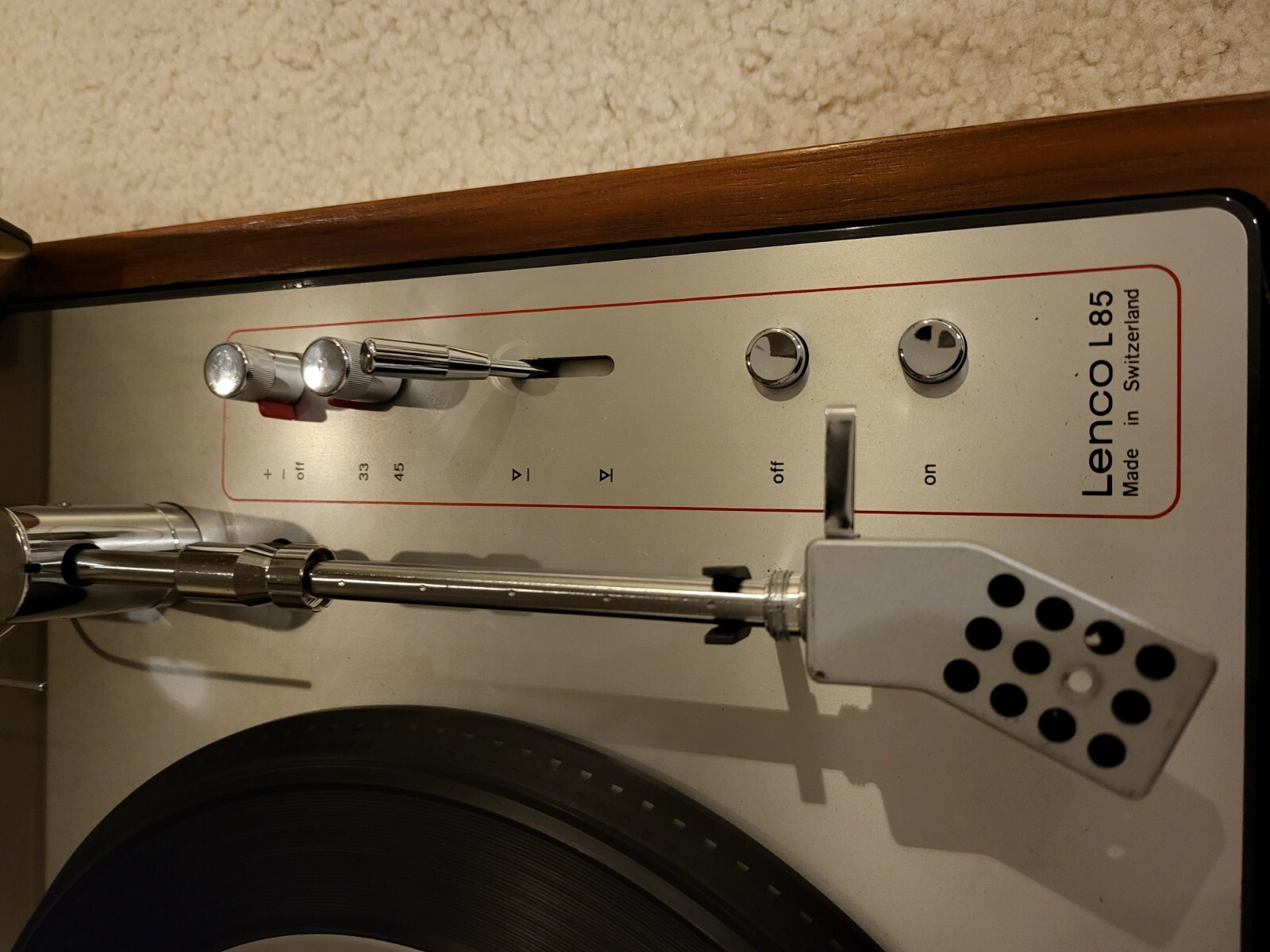 Great Rarity - Lenco L85 Turntable Record Player + Original Top Cover ...