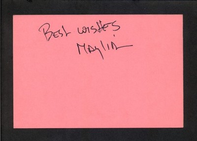 Maylia - Signed Autograph 4x6 Index Card - Singapore - Chinatown at ...