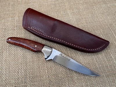 Gaetan Beauchamp Custom Knife, 4" Trailing Point Blade, 8.5" OAL ...