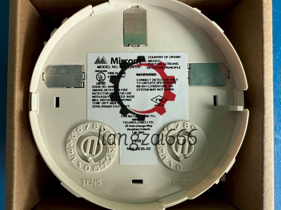 MIX-2251AP Mircom Photoelectronic Smoke Detector Fire Alarms MIX 2251AP ...