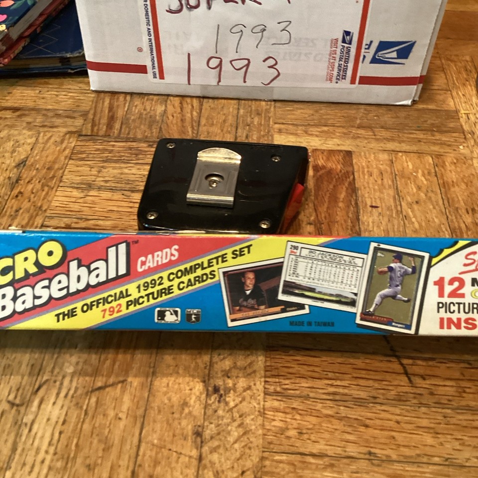 TOPPS Micro Baseball Cards Official 1992 Complete Set Special 12 GOLD ...