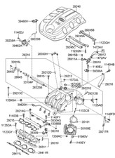 29210 3e055 Hyundai / KIA OEM Genuine Tank Assy-surge Air Intake for ...
