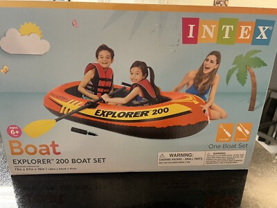 Intex Explorer 200 2 Person Inflatable Boat 168141574047| eBay