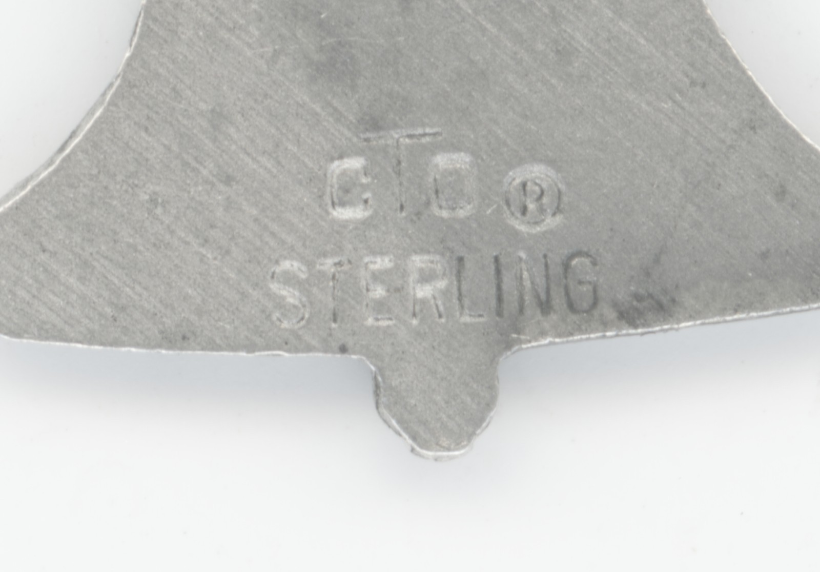 CTO STERLING SILVER BELL CHARM PENDANT 925 3432 | eBay