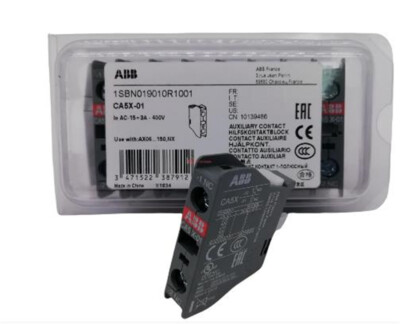 Box/10pieces NEW ABB AC Contactor Auxiliary Contact CA5X-01 Normally ...