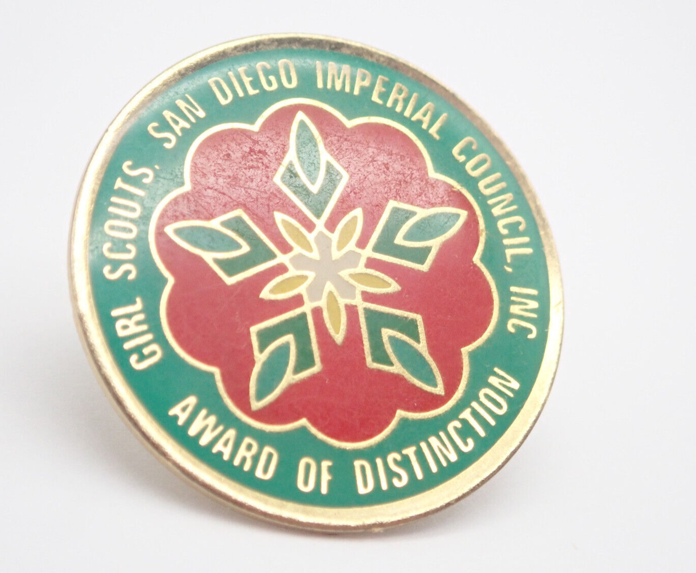 Girl Scouts San Diego Imperial Council Award of Distinction Vintage ...