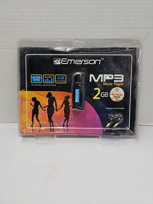 EMERSON MP3 MUSIC PLAYER 2GB BRAND NEW SEALED Headphones Included. | eBay
