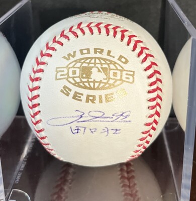 So Taguchi Signed Rawlings Official MLB 2006 World Series Baseball | eBay
