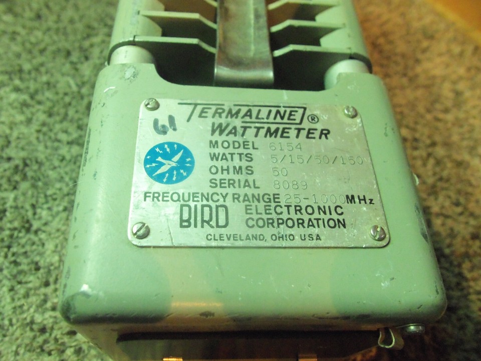 Bird 43 6154 Thruline Wattmeter 150W Termaline Dummy Load Resistor | eBay