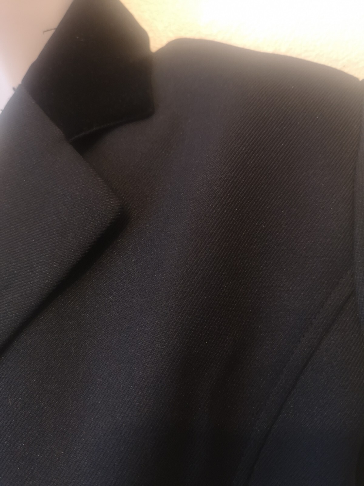 *36" - ADULT POLYESTER BLACK DUBLIN SHOW EVENT HORSE RIDING JACKET ...