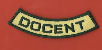 DOCENT SHOULDER PATCH | eBay