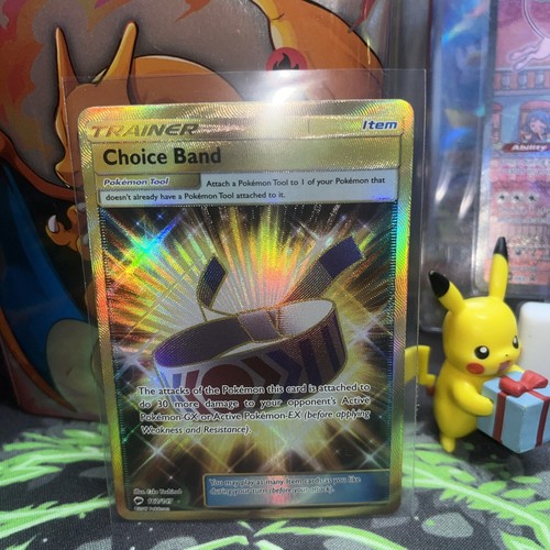 Choice Band - 162/147 - Pokemon Burning Shadows Sun & Moon Secret Rare ...