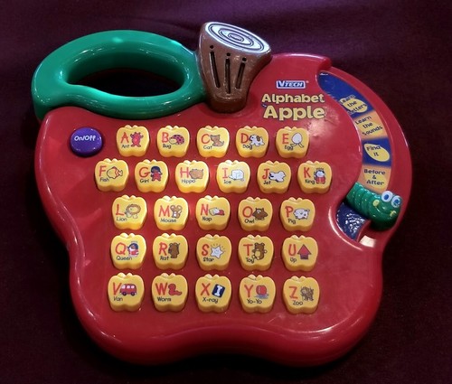 Little Smart Vtech Alphabet Apple ABCs Sounds Music Letters Learning ...