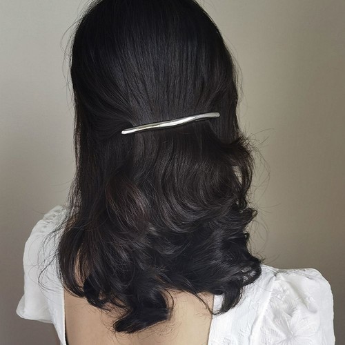 Women Hair Accessories Automatic Smooth Spring Clip Elegant French ...
