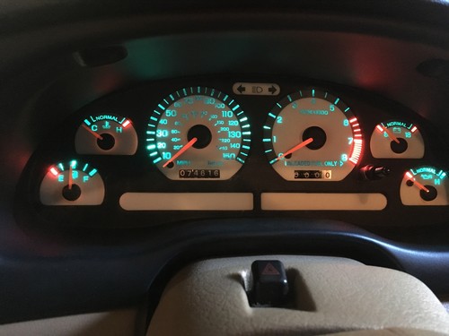96 Ford Mustang Cobra Instrument Cluster 160 MPH Speedometer 103k OEM ...
