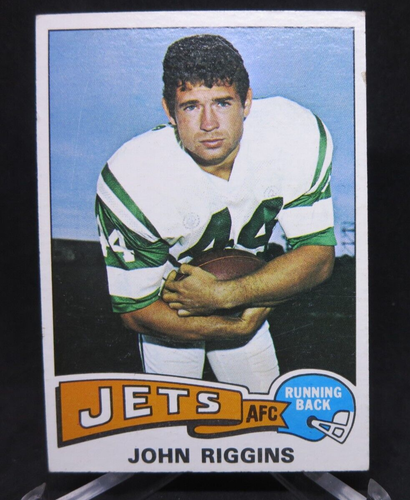 1975 Topps #313 John Riggins New York Jets EX | eBay