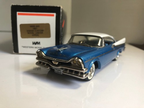 Western Models 1957 Dodge Custom Royal Lancer 2dr Htp 1/43 | eBay