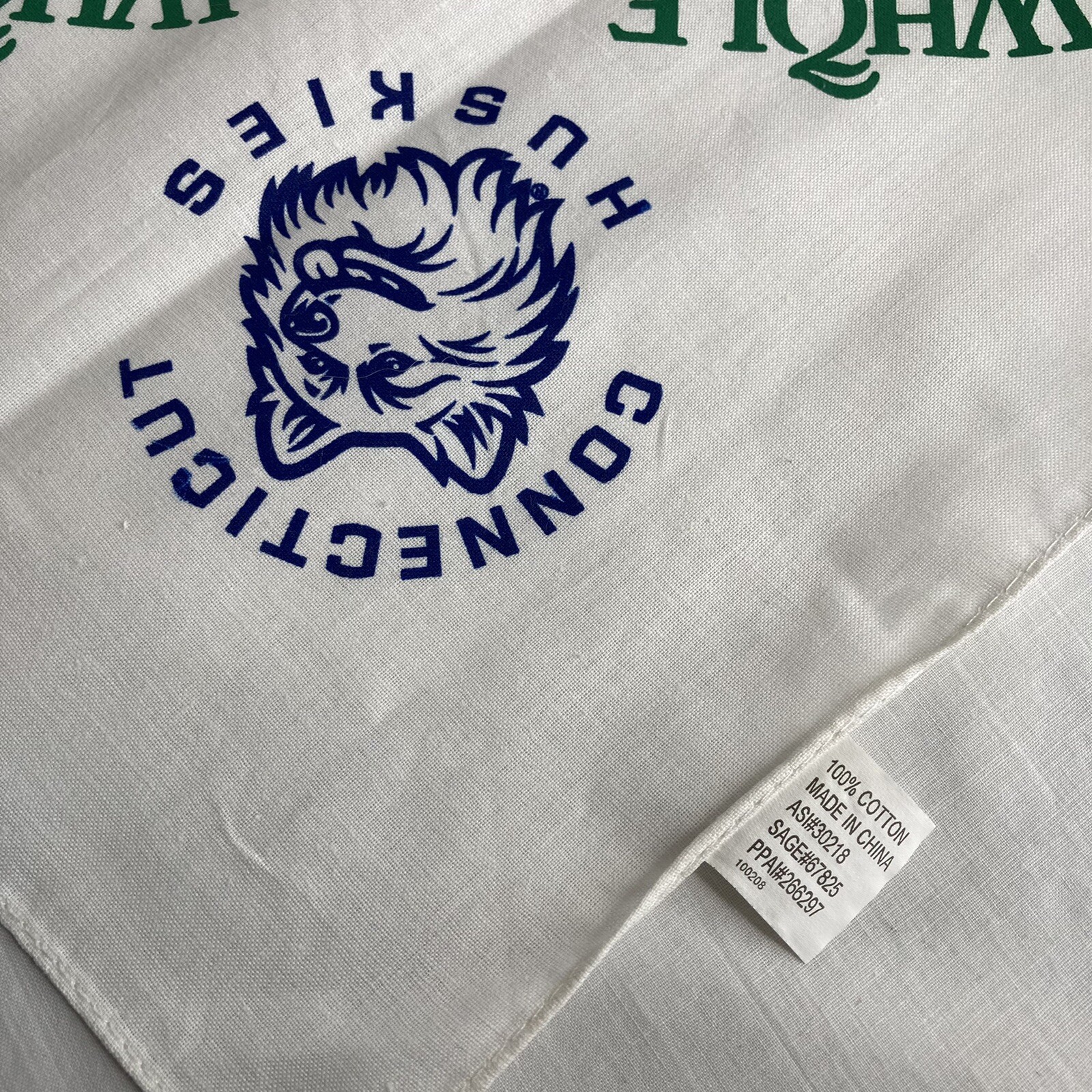 UConn University of Connecticut Huskies Logo Fan Rally Towel & Whole ...