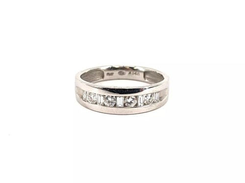 Platinum 9.43 Grams Men's Diamond Ring (1/2cttw) Size 10 | eBay