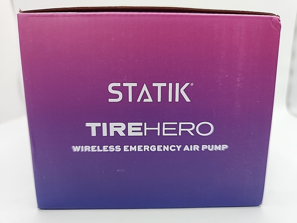 NEW Statik Tire Hero Wireless Portable Emergency Air Pump Inflator | eBay