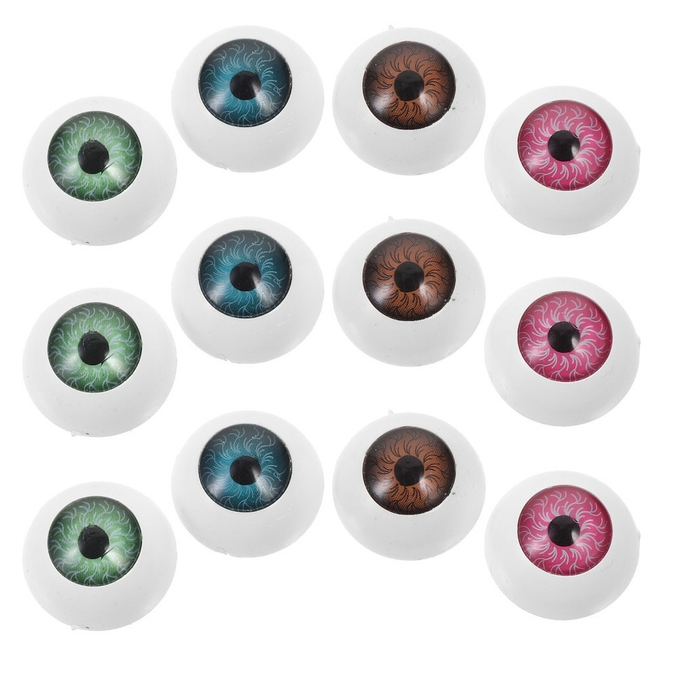 40 Pcs Simulated Eye Puppet Fun Plastic Eyes Halloween Decorations ...