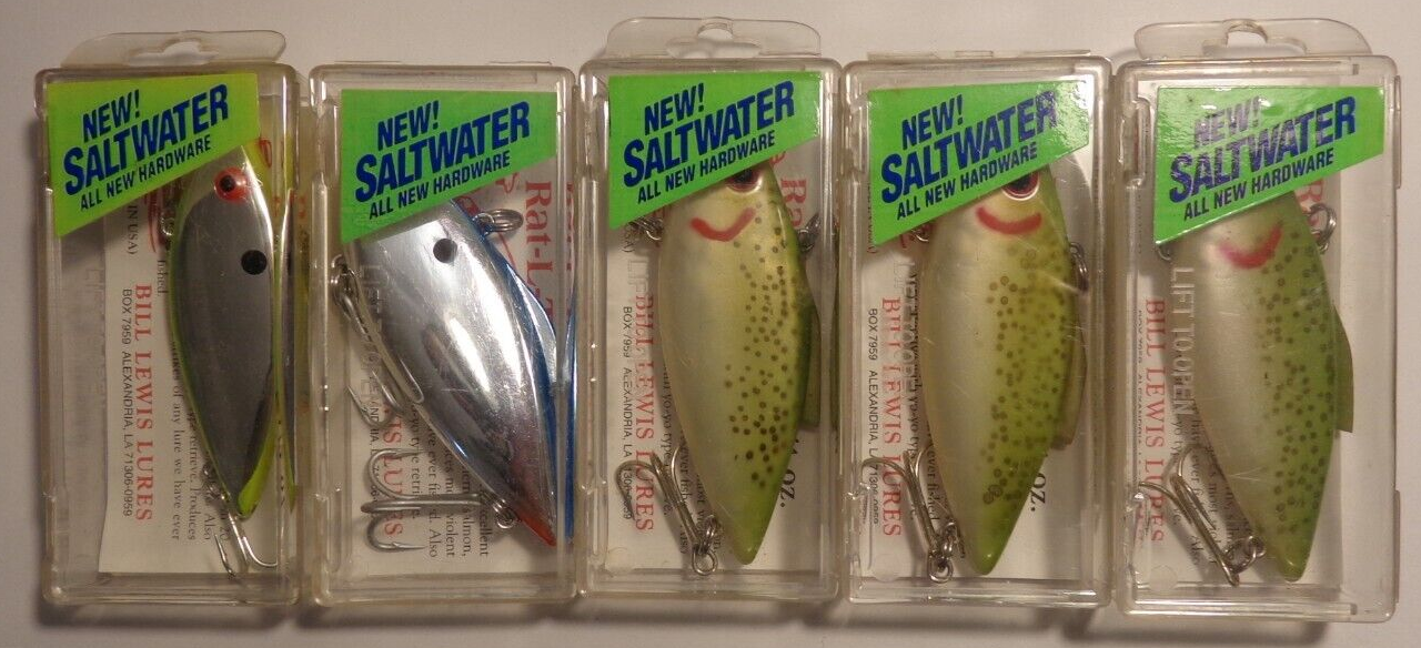 Bill Lewis Saltwater Rat-L-Trap Crankbait Fishing Lures RT & MG for ...