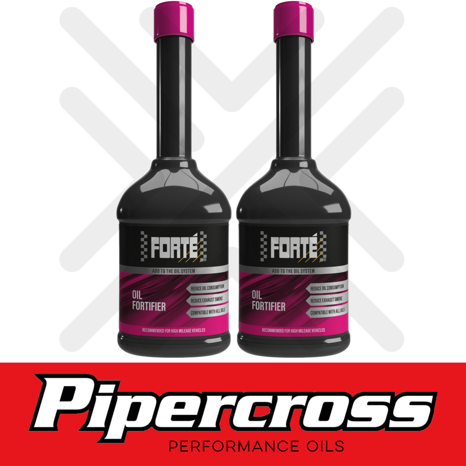 2 X Forte Oil Fortifier 400ML High Mileage Engine Reduce Oil ...