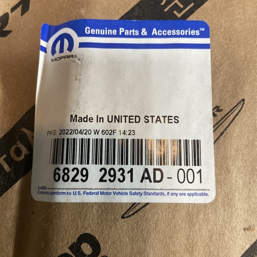 Door Applique Mopar 68292931AD for sale online | eBay