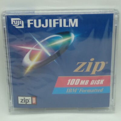 Fujifilm BLANK 100MB Zip Disk New & Sealed! IBM Formatted | eBay