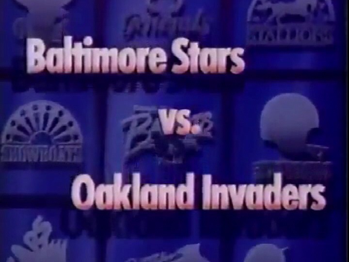 1985 USFL Championship Game DVD Oakland vs Baltimore Stars FREE ...