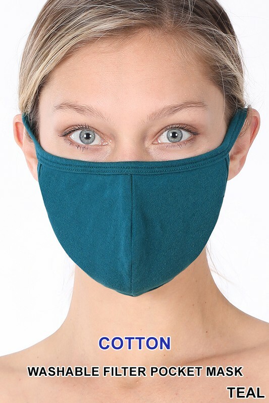 1 pc NEW Soft Cotton DOUBLE LAYER Face Mask Washable Unisex Reusable | eBay