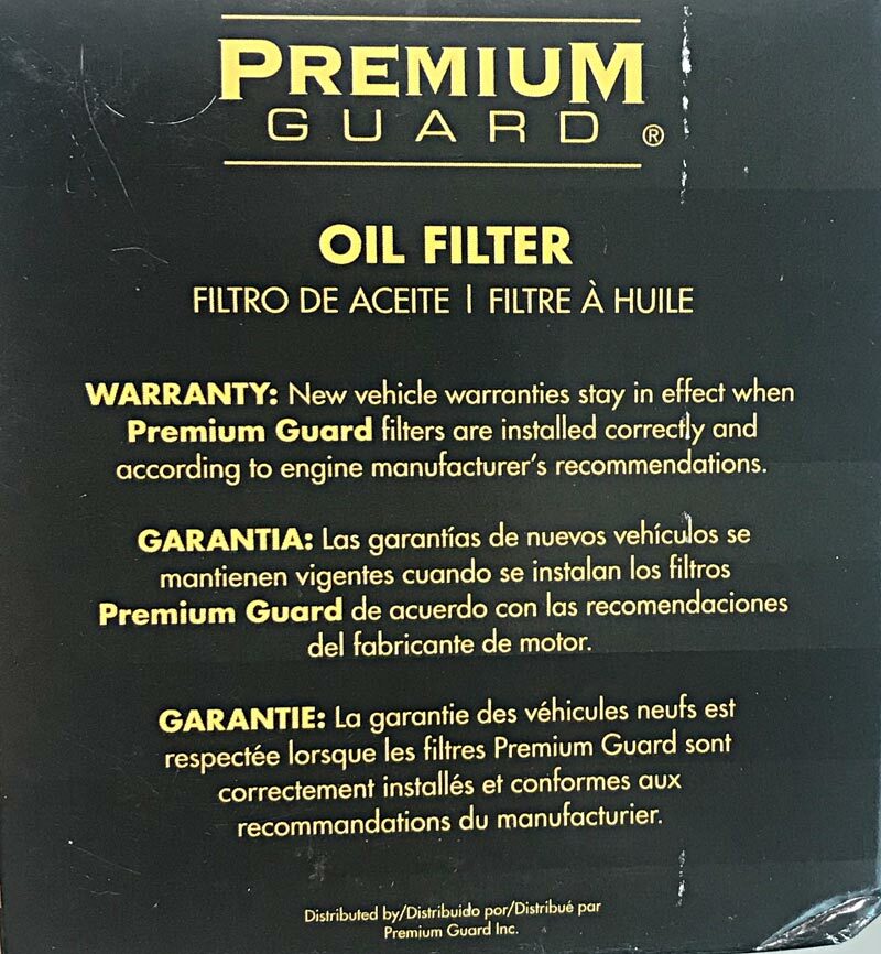 PREMIUM GUARD PG4476EX OIL FILTER FOR CHEVROLET LEXUS PONTIAC SCION ...