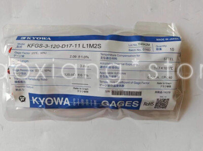 1 pack Strain Gauge KFGS-3-120-D17-11 L1M2S Temperature Self ...