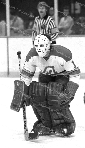 JIM CRAIG Goalie Atlanta Flames NHL Hockey Original 35mm Photo B&W ...