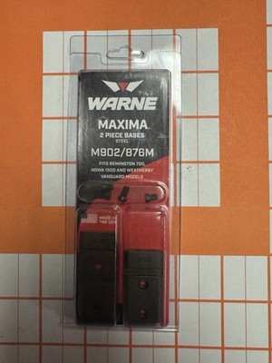 Warne Two Piece Bases Remington 700 And Others Matte Black M902/876M | eBay