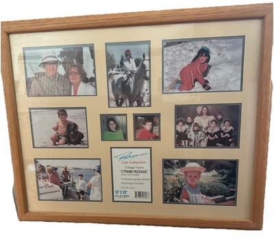 Vintage Pedroza Oak Collage Picture Frame, 16”x20” | eBay
